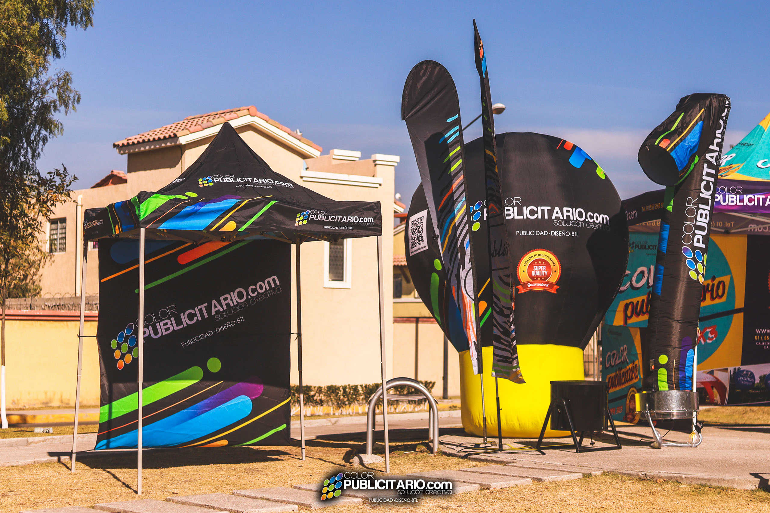 Color Publicitario, Skydancer, Carpas, Banderas, Publicidad Inflable ...